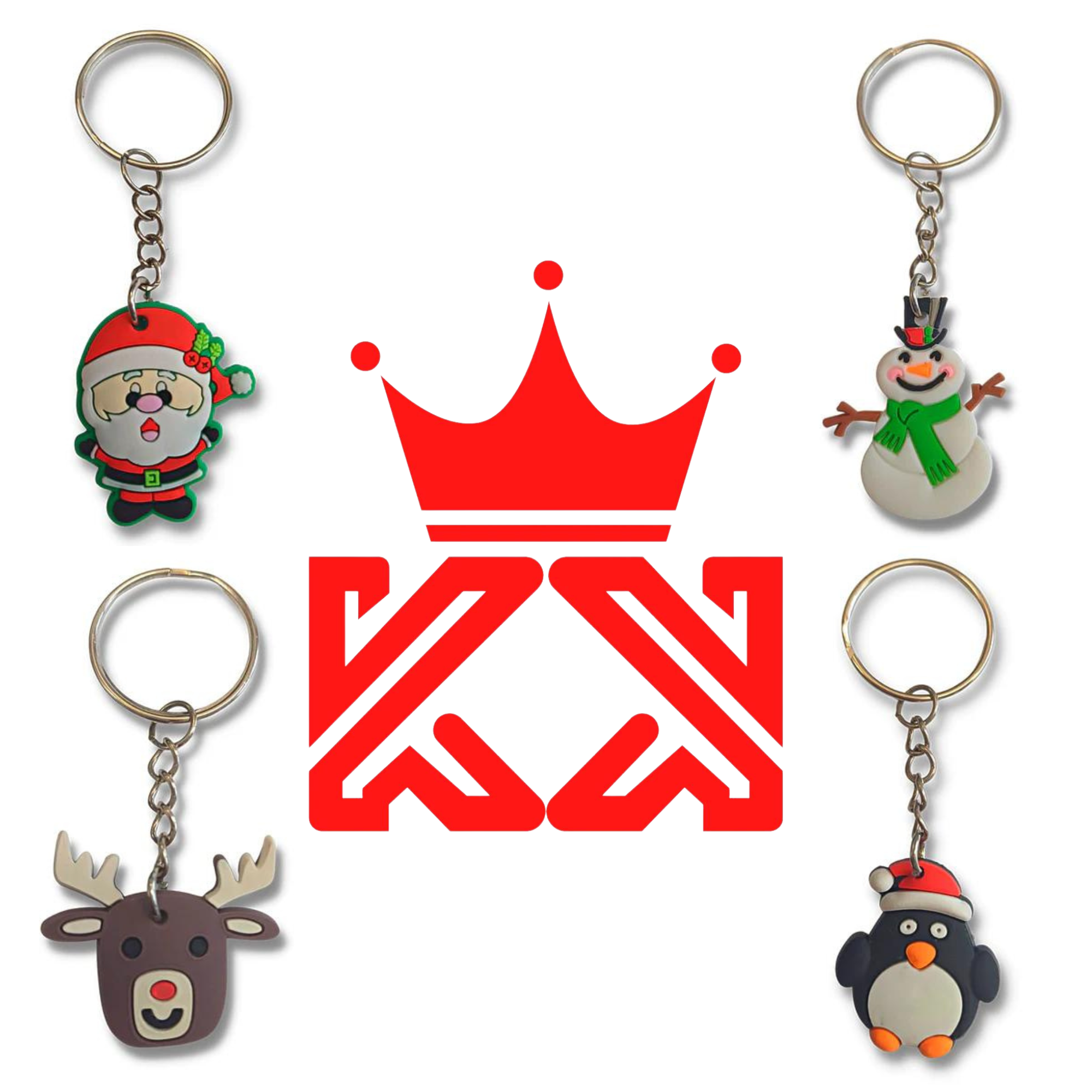 Christmas Themed Keyrings – The Keyring Kingdom