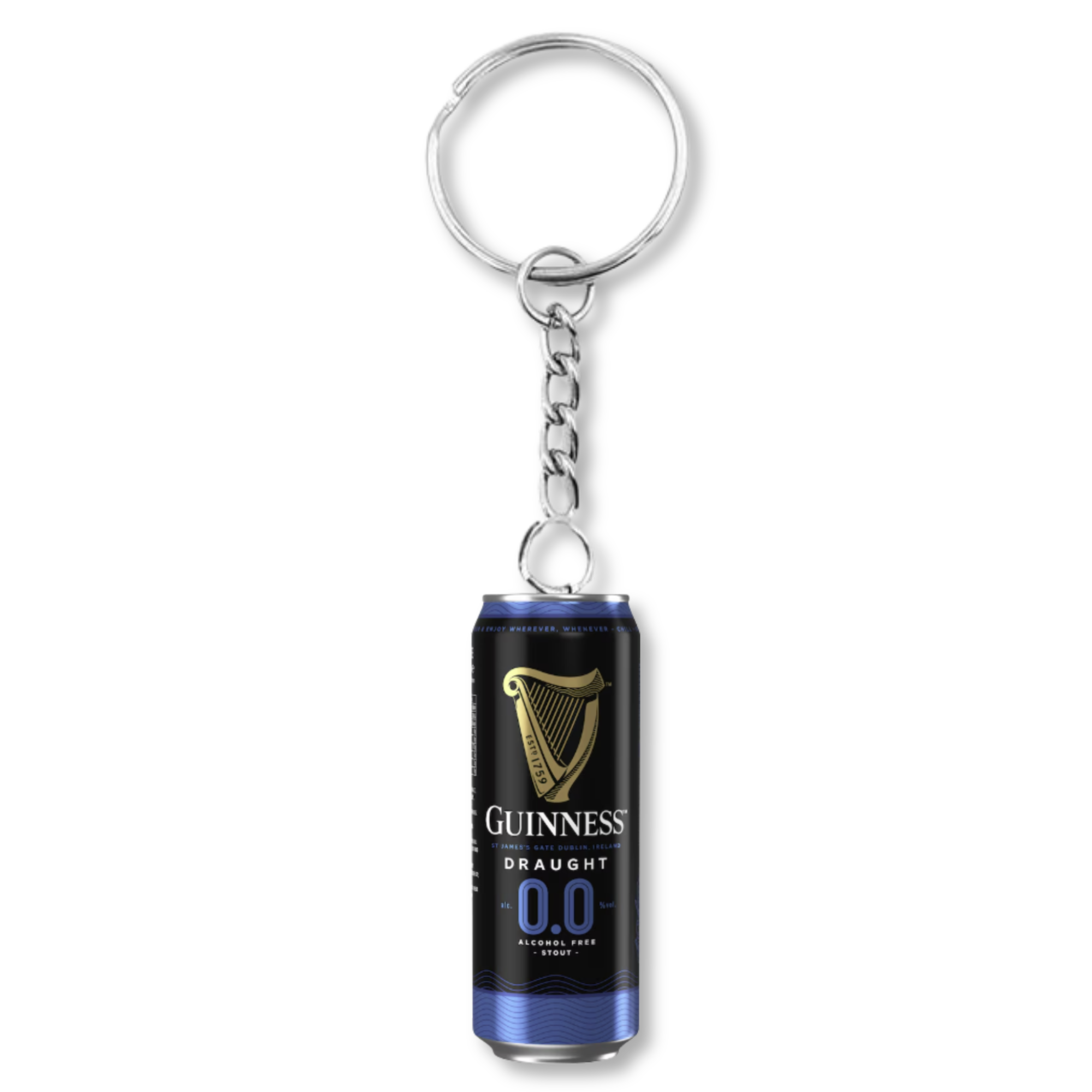 Guinness Alcohol Free Can Keyring | The Keyring Kingdom