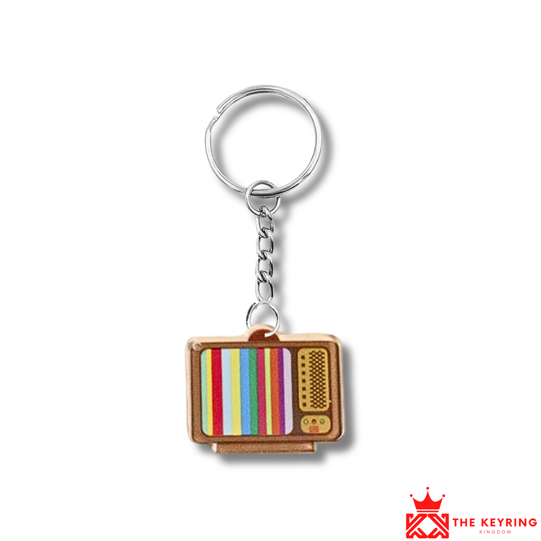 Retro TV Keyring Keyring-The Keyring Kingdom
